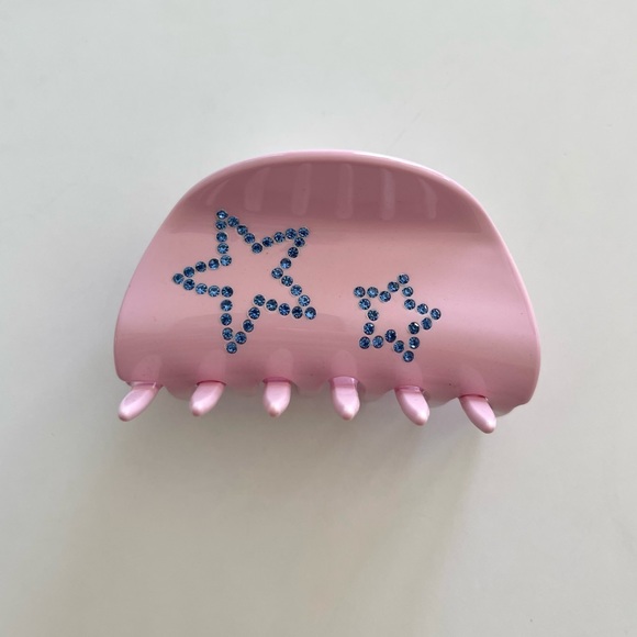 Emi Jay | Hair | Emi Jay Luna Clip In Pink Flurry Pink Claw Clip With ...